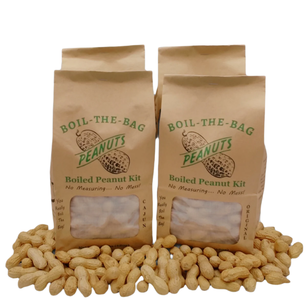 Homemade Boiled Peanuts Kit - Save $4.00 (4 Bags) – Boil-The-Bag Peanuts